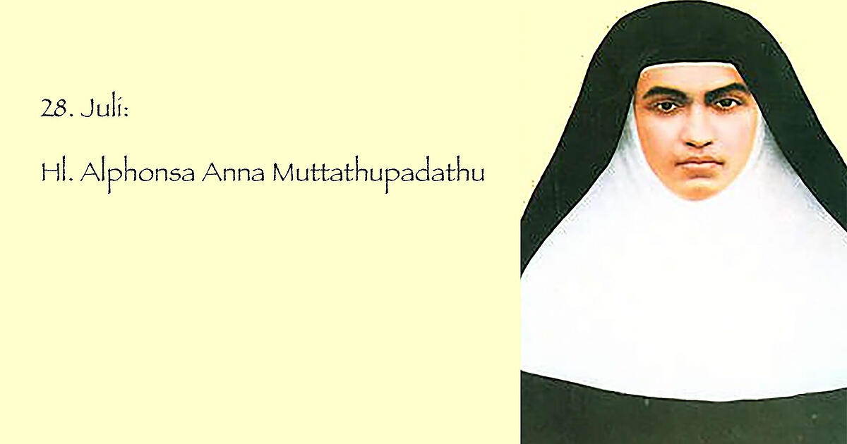 Hl. Alphonsa Anna Muttathupadathu | Die Tagespost